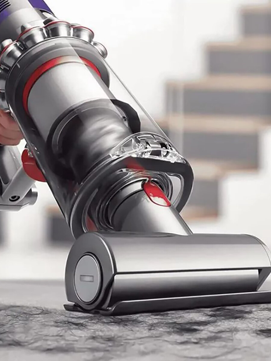 Турбощетка для мягкой мебели для пылесосов Dyson V7 V8 V10 V11 V15. Мини щетка для уборки диванов, кресел, шерсти животных, мебели из ткани. Щетка насадка с мотором