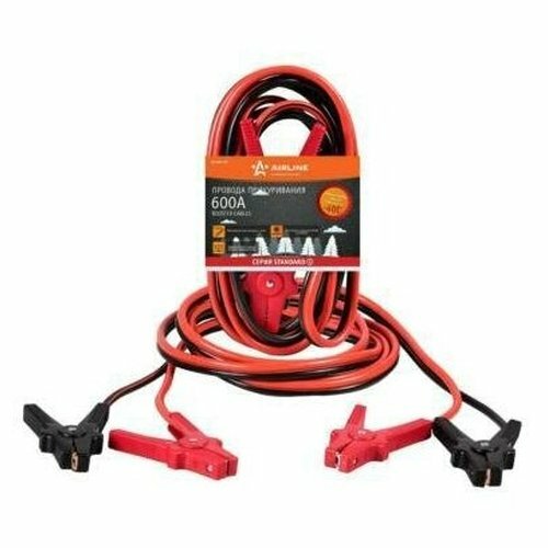Провода прикуривания 600А (4,5м, 12/24В) (SA-600-12S) Airline SA60012S