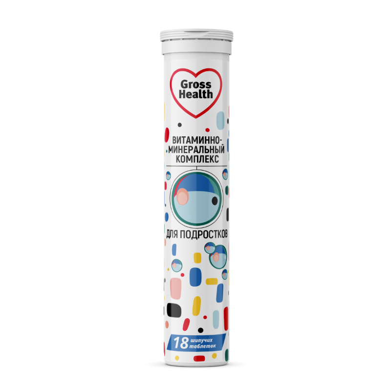 Гроссхелс Витаминно-Минеральный Комплекс Для Подростков Таб. шип.№ 18