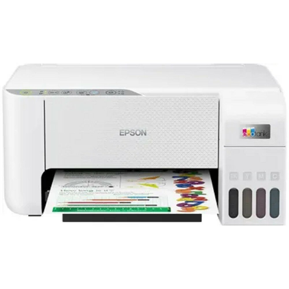 МФУ Epson L3256 цветной струйный принтер с СНПЧ, сканером и копиром (A4)