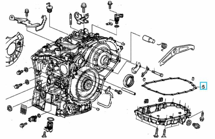 Уплотнение, поддон масляного картера (Оригинал)