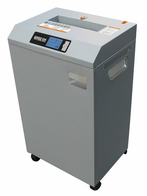OK3925S850 / Уничтожитель бумаг OFFICE KIT S850 3.9х25, P-4, 3.9х25 мм, 28 лист. одновременно, 85л