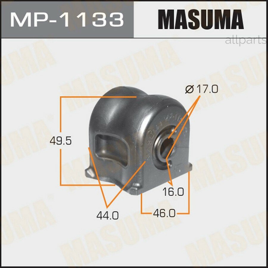 MASUMA MP-1133 Втулка стабилизатора пер. HONDA ACCORD 13-