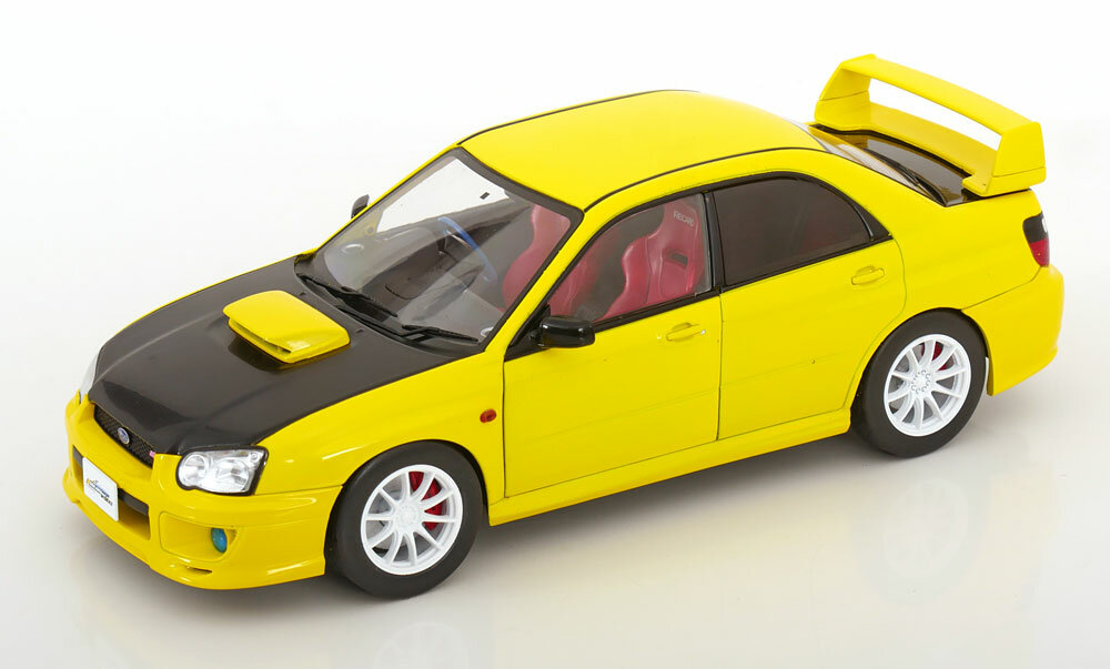 Модель коллекционная SOLIDO Subaru impreza wrx sti streetfighters 2003 yellow black