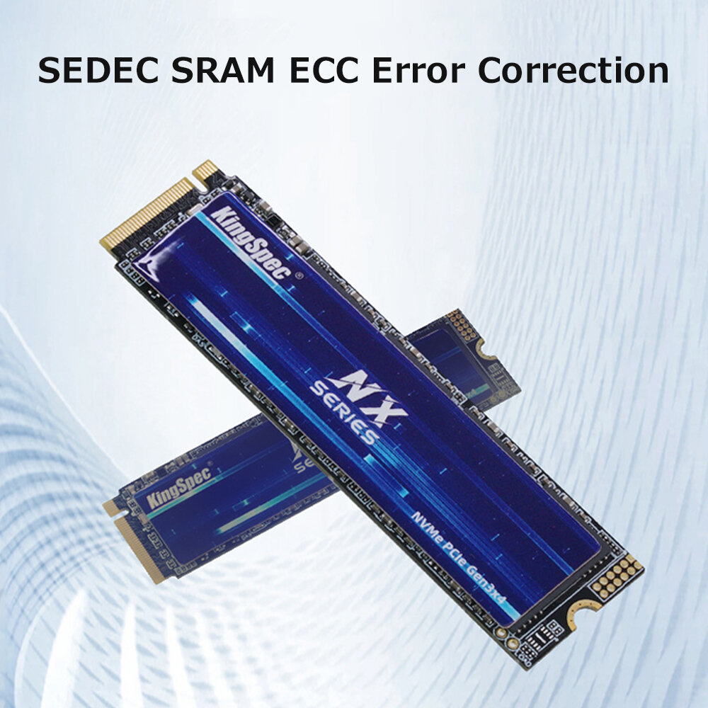 SSD накопитель KingSpec NX, 128 ГБ, M.2 NVMe PCIe Gen3 x4