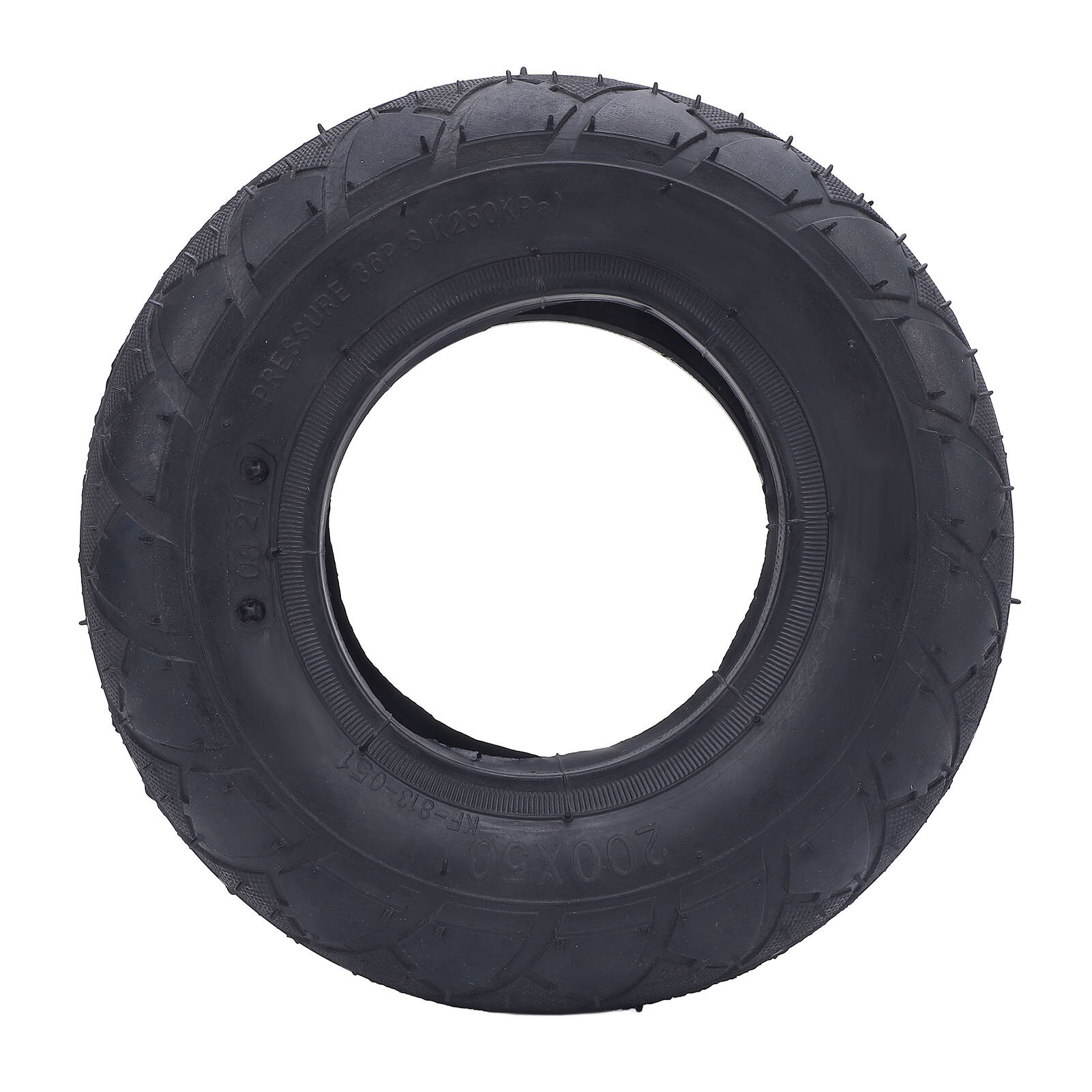 200x50 взрывозащищенная внешняя шина для электросамоката, 8-дюймовое противоскользящее резиновое колесо, поглощающее вибрацию, прочная сменная шина