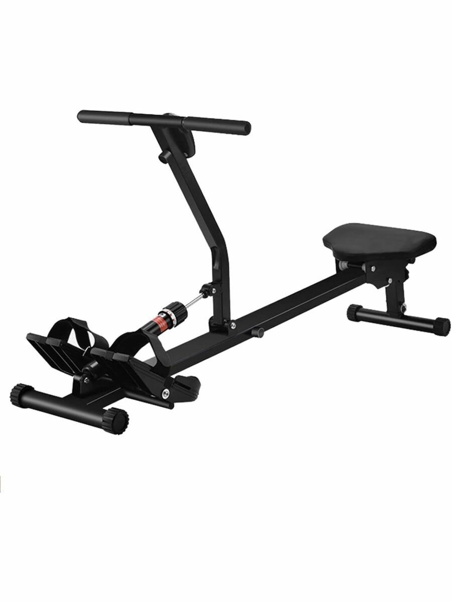 Бесшумный гидравлический выдвижной гребной тренажер для домашнего использования