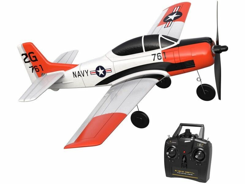 Радиоуправляемый самолет Volantex RC T28 400мм 4ch RTF 2.4G - EXA76109R