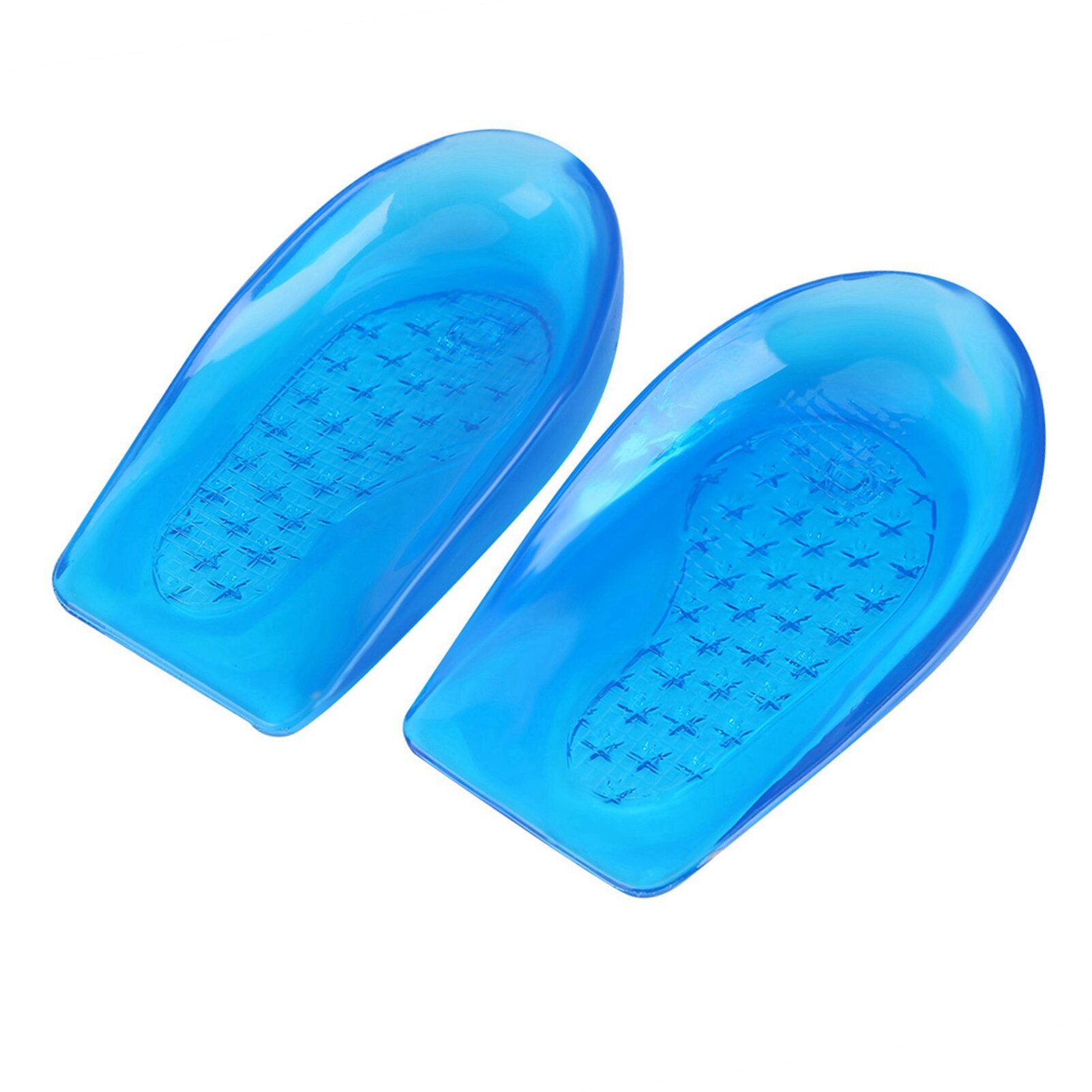 Silicone Gel Insoles Foot Support Shoes Insert Pads Heel Cup (S)