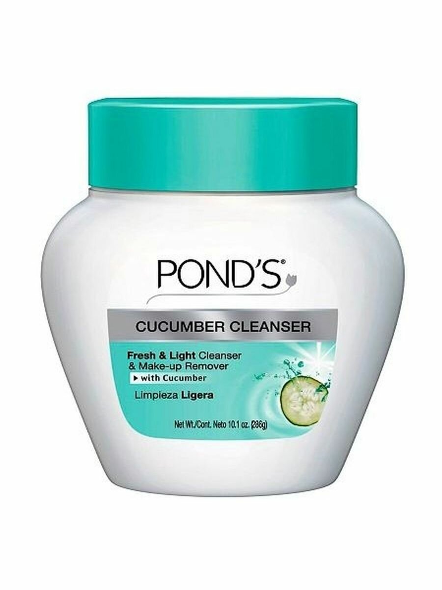 Очищающее средство Pond s Cucumber Cleanser + крем для снятия макияжа, свежий и легкий,