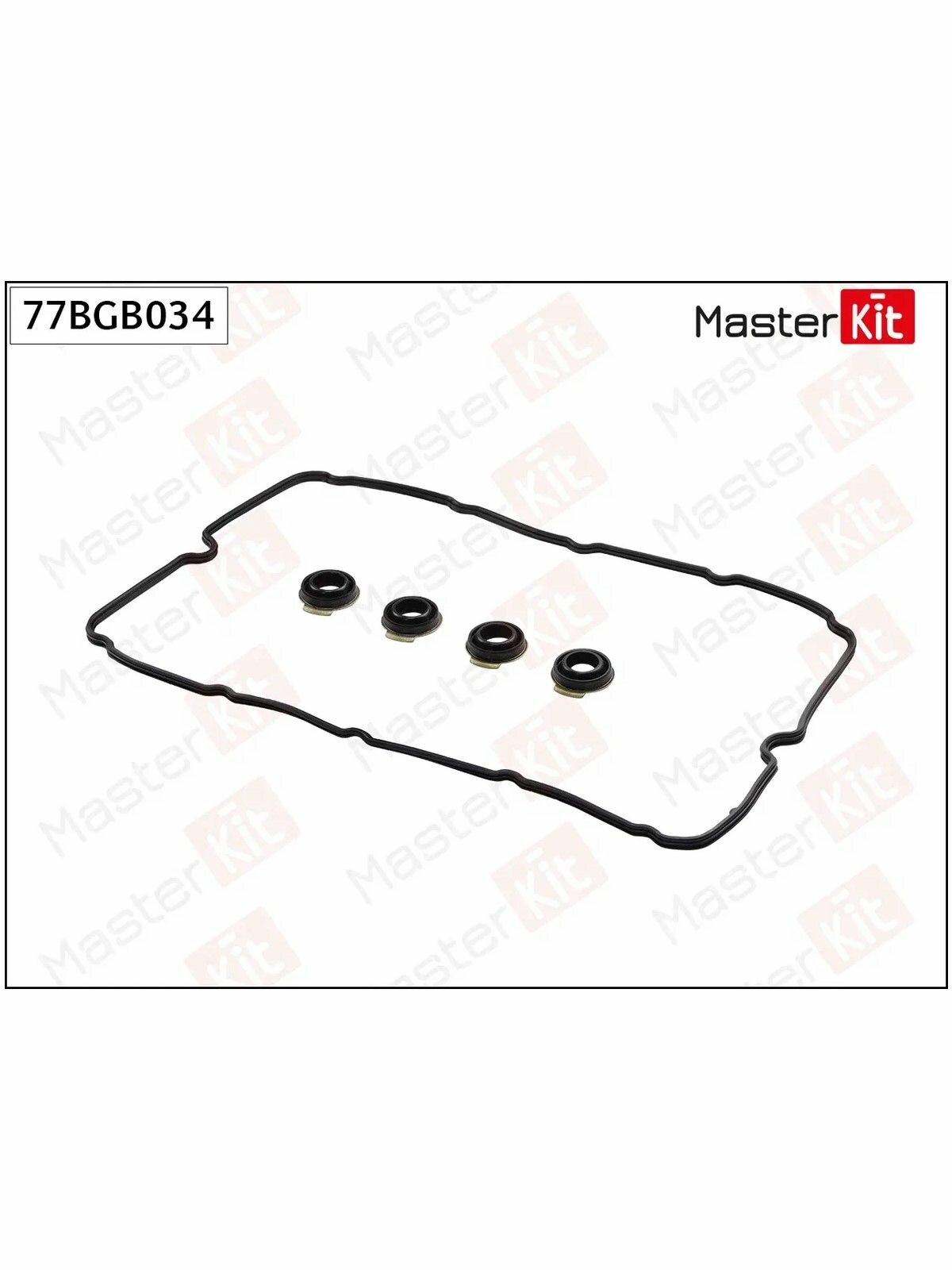 Прокладка клапанной крышки FORD ABFA, D2FA, D2FB, D2FE, D3FA, D4FA, MASTERKIT, 77BGB034