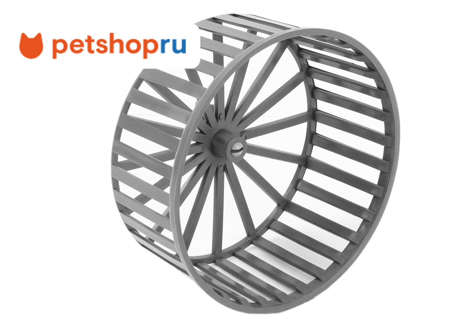 Yami-Yami Колесо для грызунов без подставки, D140, пластиковое, серое