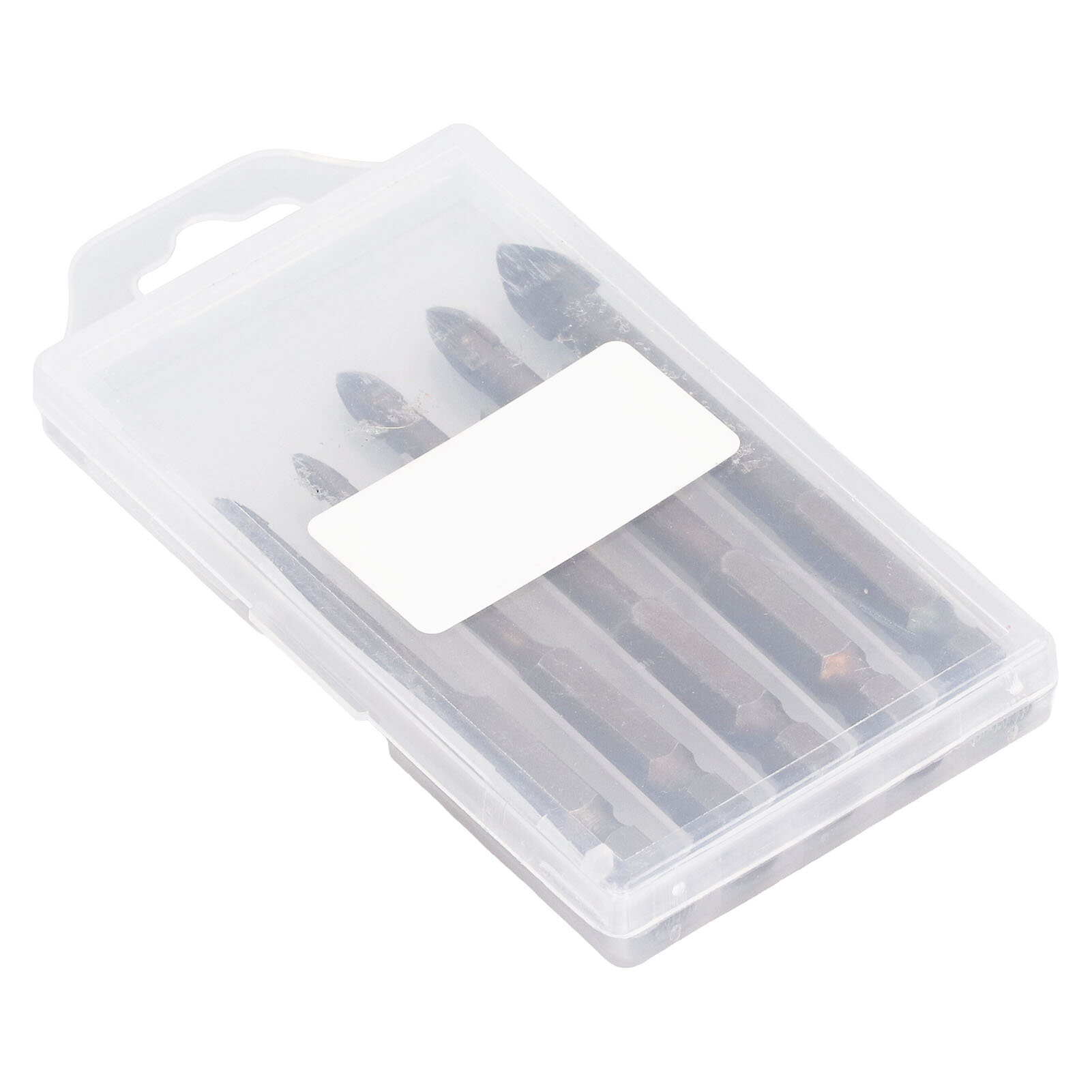 Набор сверл, уникальный крестообразный дизайн, шестигранные биты из цементированного карбида для стекла, керамической стеклянной плитки, полная плитка, кирпичная стена, дерево, набор из 5 предметов