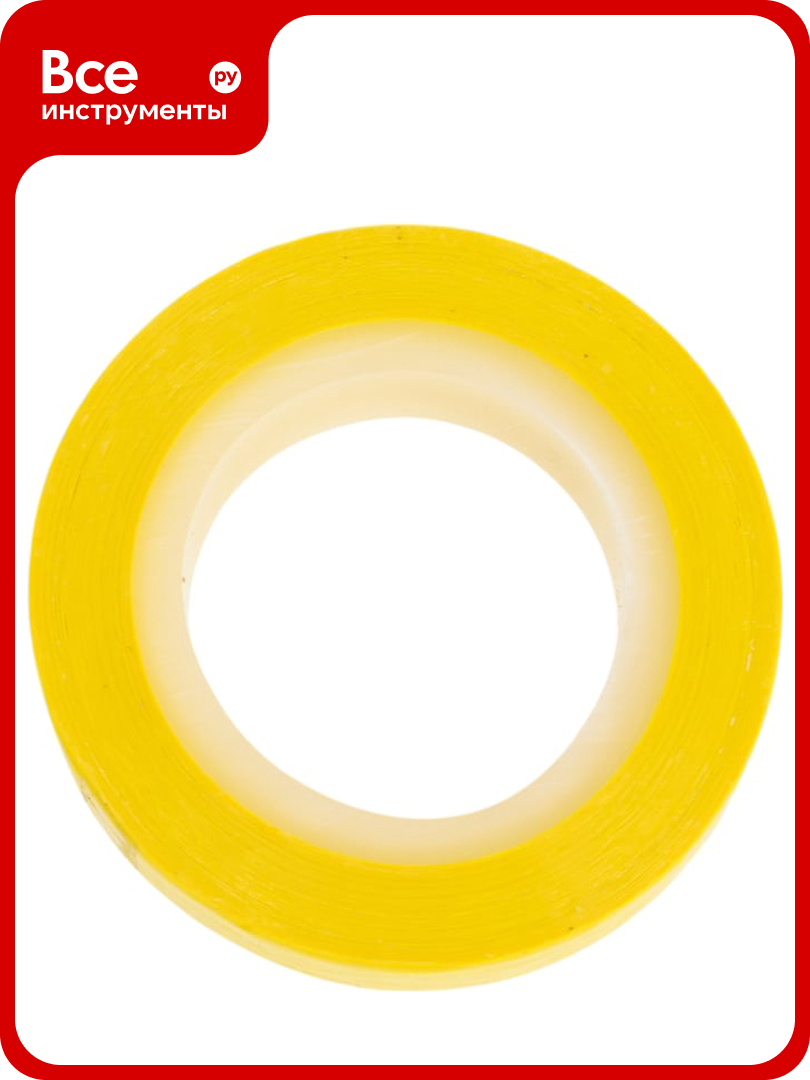 Изоляционная лента STAYER Protect-10 ПВХ 10 м х 15 мм, 5000 В, желтая 12291-Y_z01