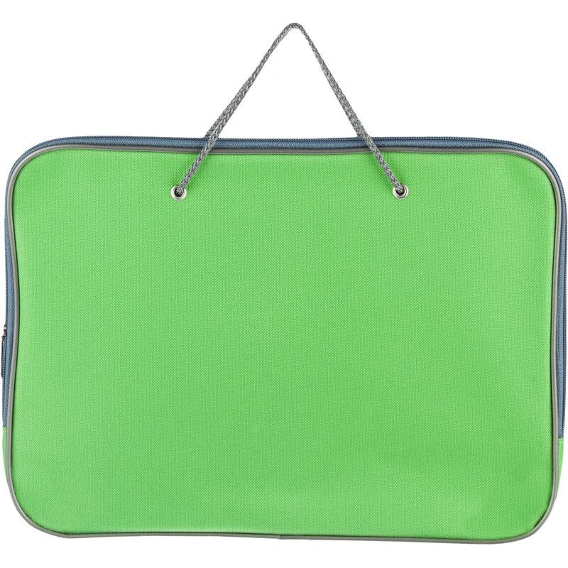 Папка-портфель на молнии с ручками офисн. А4 Attache F. L. салатовый, нейлон