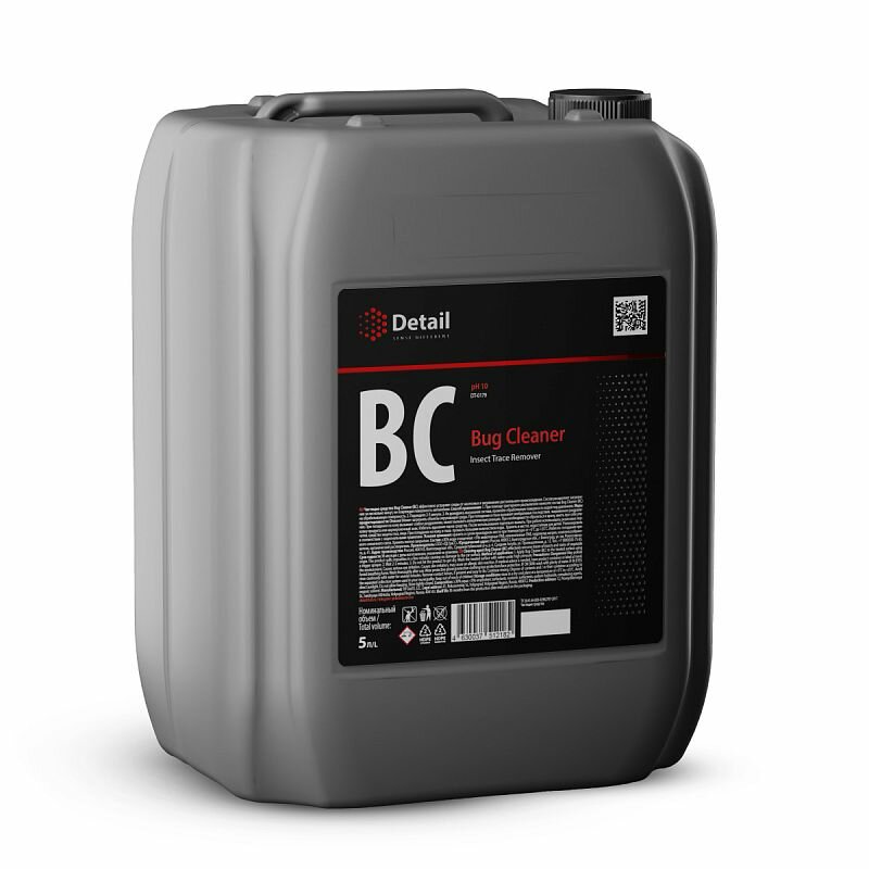 Очиститель следов от насекомых BC BUG CLEANER 5Л Detail DT-0179