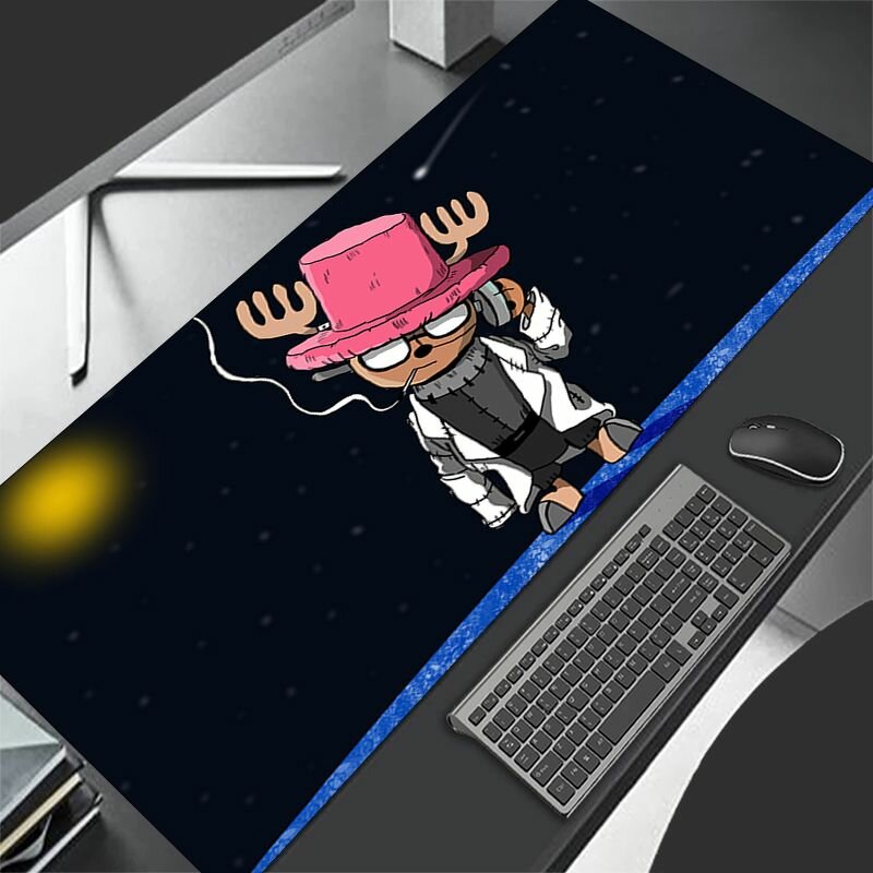 Аниме Цельный коврик для мыши для ноутбука Tony Big Keyboard Офисные игровые аксессуары XL Настольный коврик