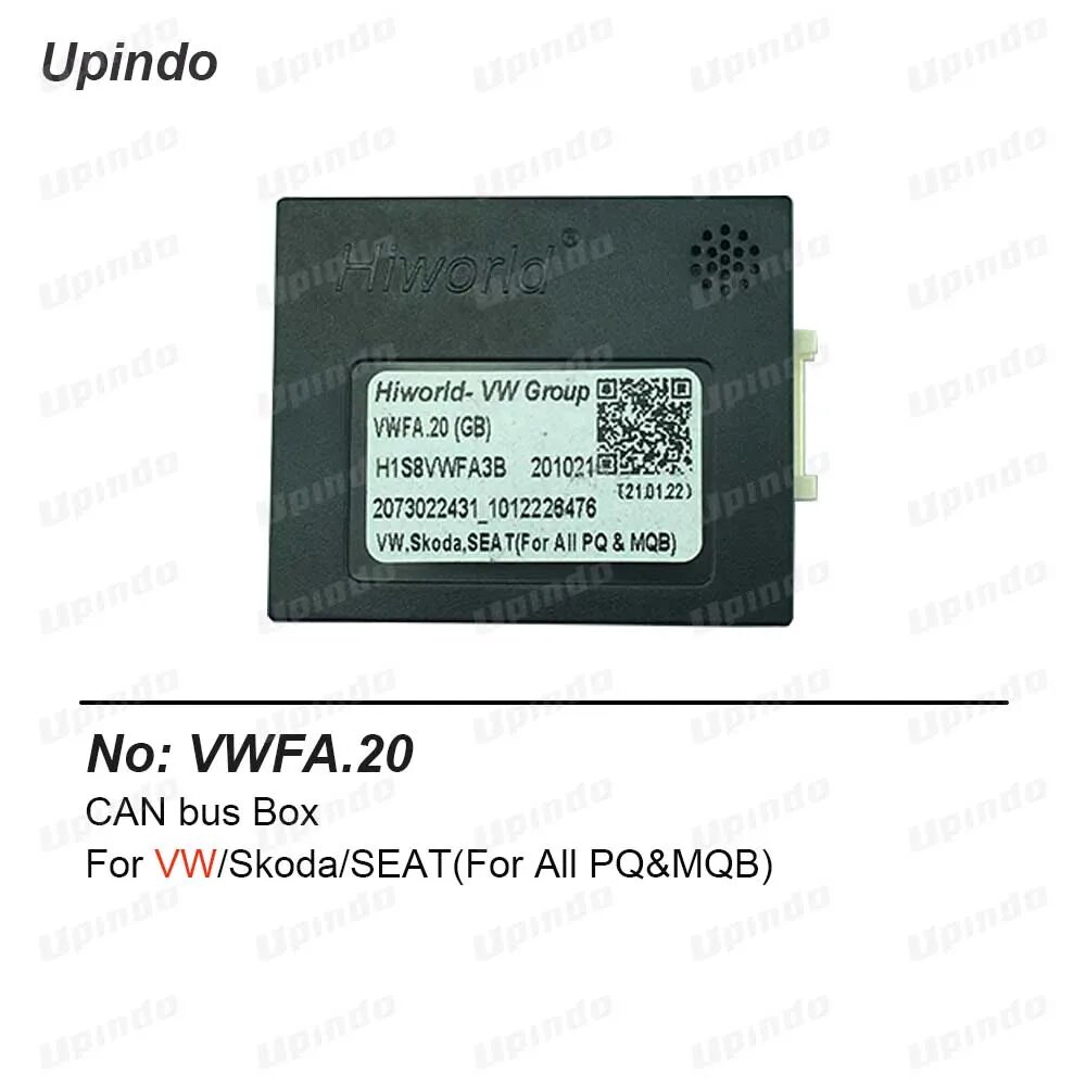 Универсальный адаптер CAN-шины, головное устройство Android, декодер, коробка для Volkswagen, VW Skoda, SEAT, для всех PQ MQB, VWFA.20