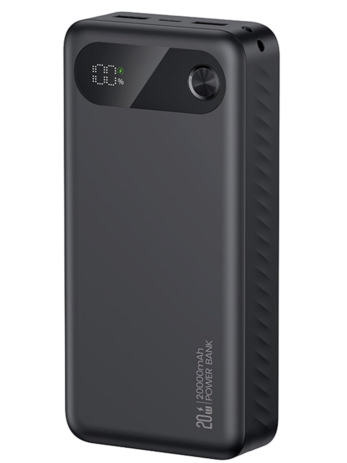 Внешний аккумулятор 20000mAh Usams CD251 PB80 Black (20KCD25101), 20W, пластик