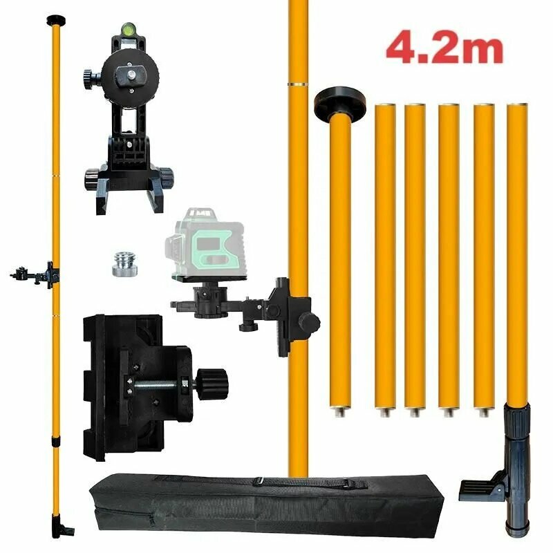 Распорная телескопическая штанга для лазерного уровня 4.2
