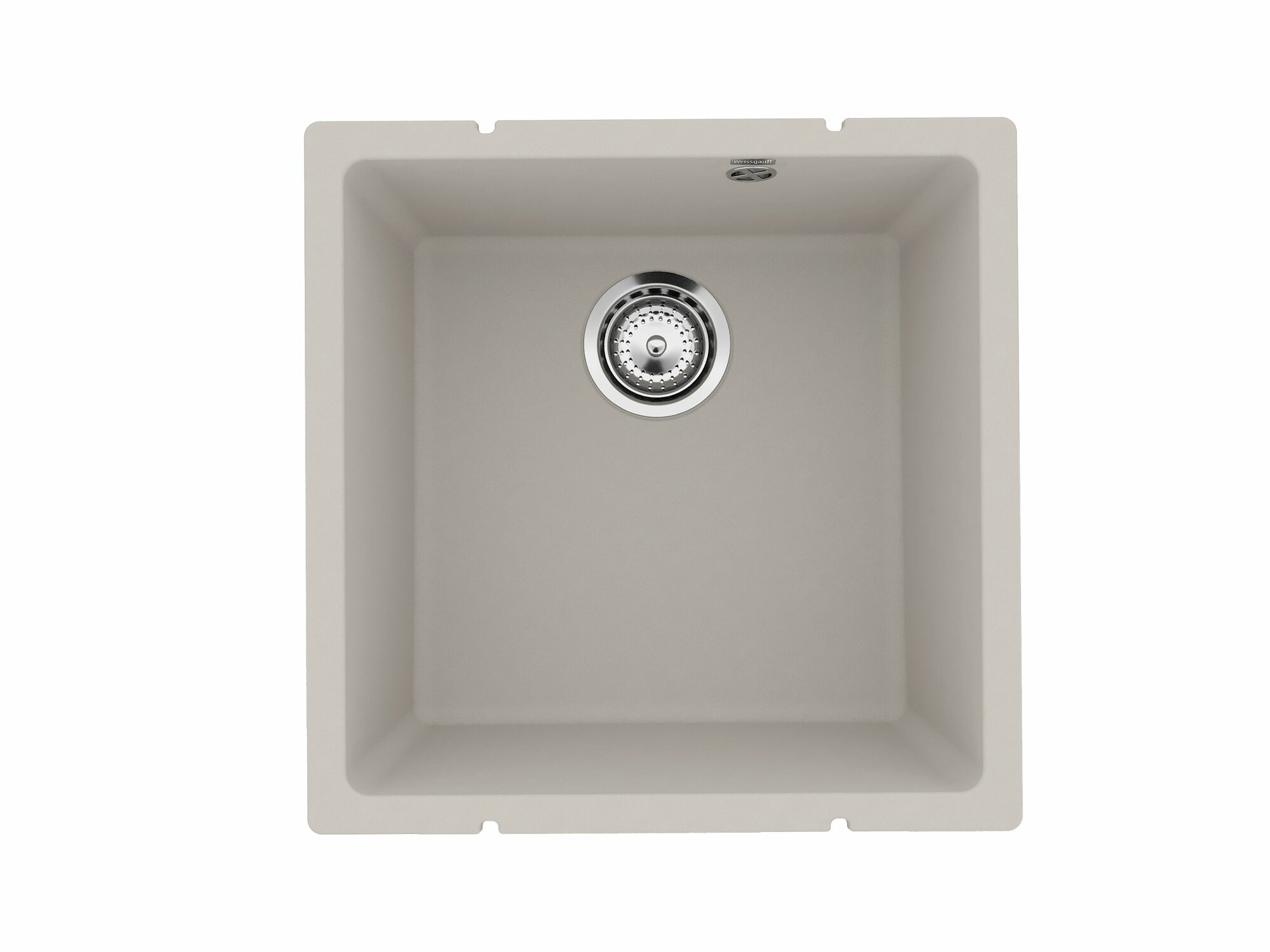 Мойка Weissgauff WGI 40002 Beige, под столешницу, искусственный камень, бежевая