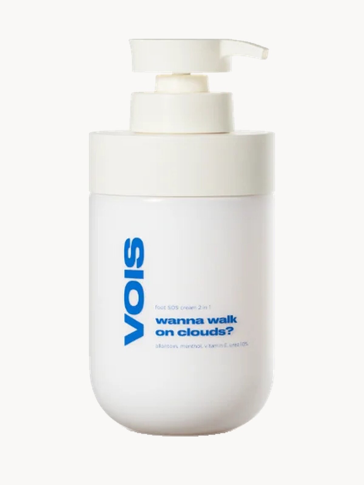 VOIS Крем для ног с мочевиной, увлажняющий, от запаха и пота, сухости и трещин, крем с охлаждающим эффектом 500 мл
