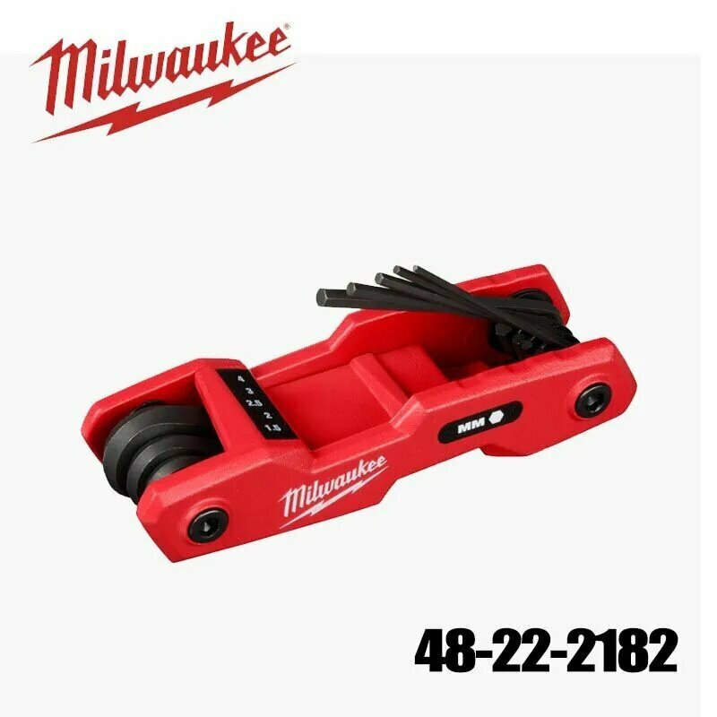 MILWAUKEE 48-22-2182 Складной шестиугольный ключ с 8 клавишами - метрическая система