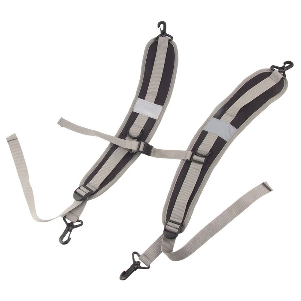 Водонепроницаемая толстая защитная накладка на плечевой ремень гермомешка черного цвета для использования на воде