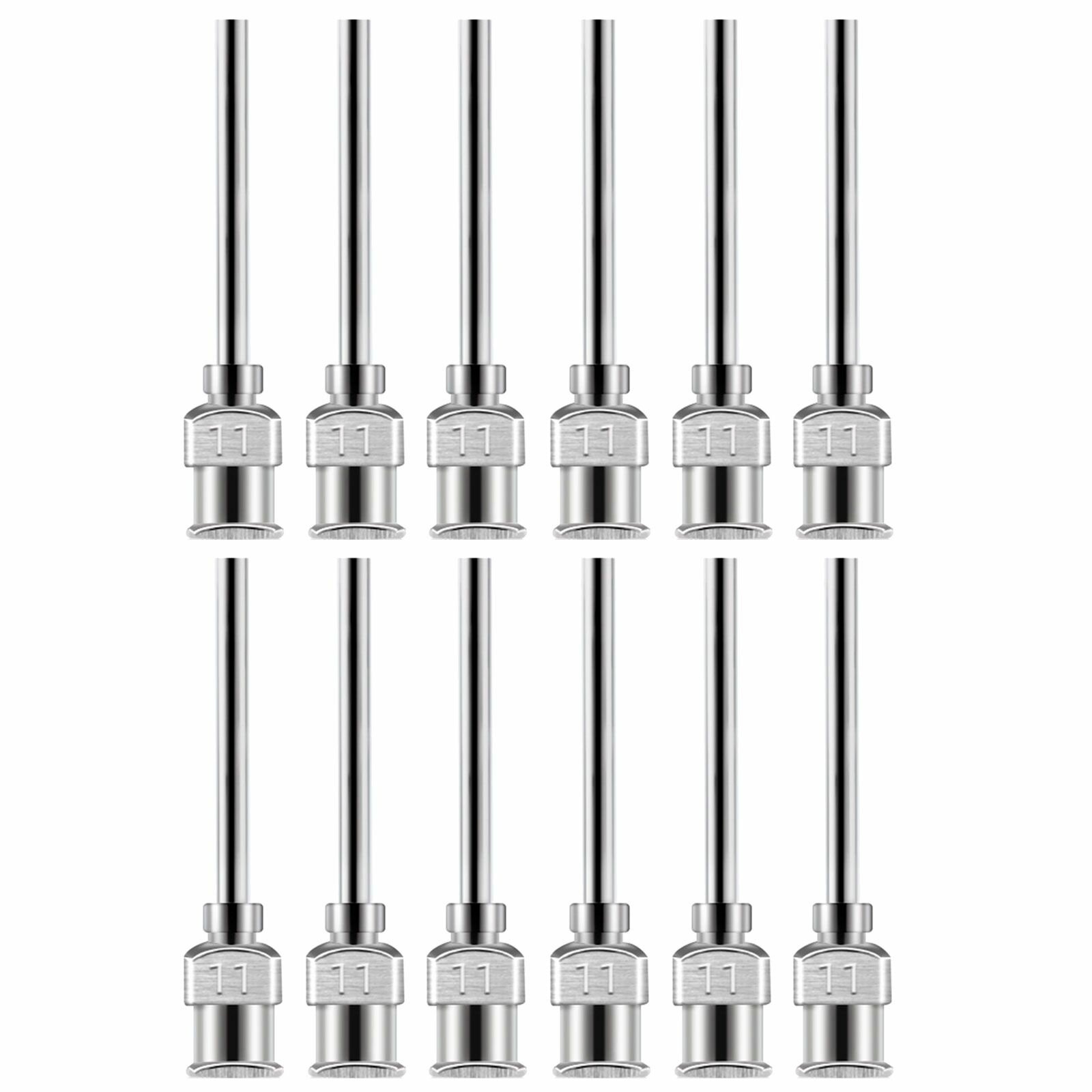 12 шт Точные герметичные наконечники для клея 38 мм из нержавеющей стали