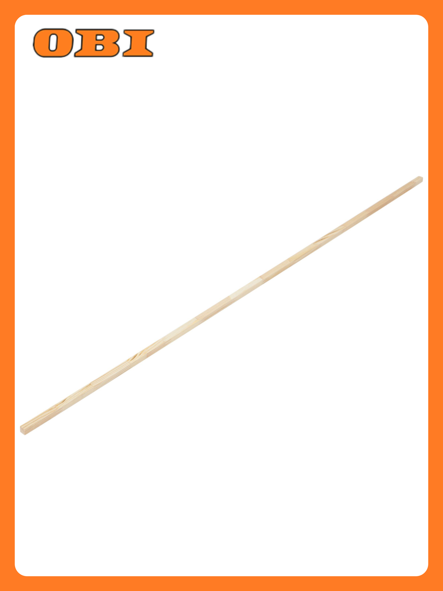 Рейка прямоугольная хвоя сорт Экстра 1000x10x10 мм