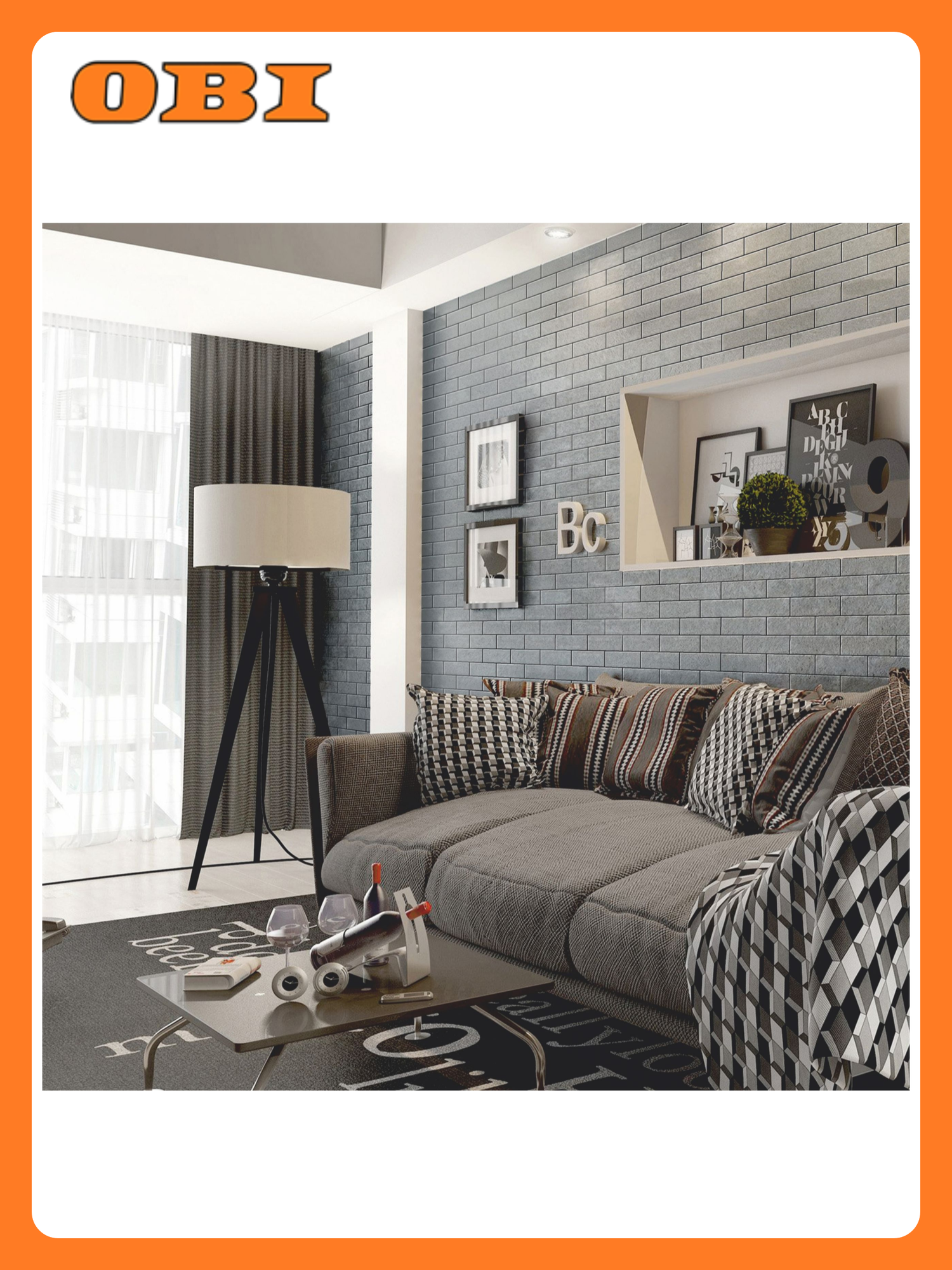 Клинкерная плитка Керамин Теннесси, морозостойкая, матовая, светло-серая, 24,5x6,5 см