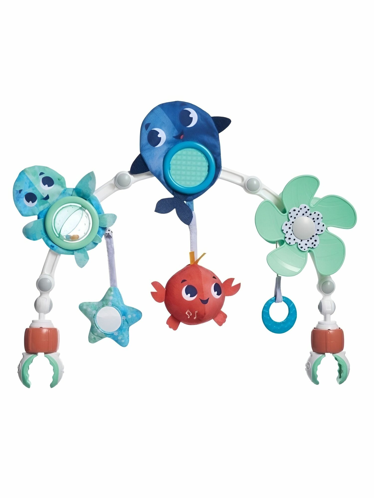 TINY LOVE Дуга-трансформер развивающая Океан с подвесными игрушками, от 0 месяцев