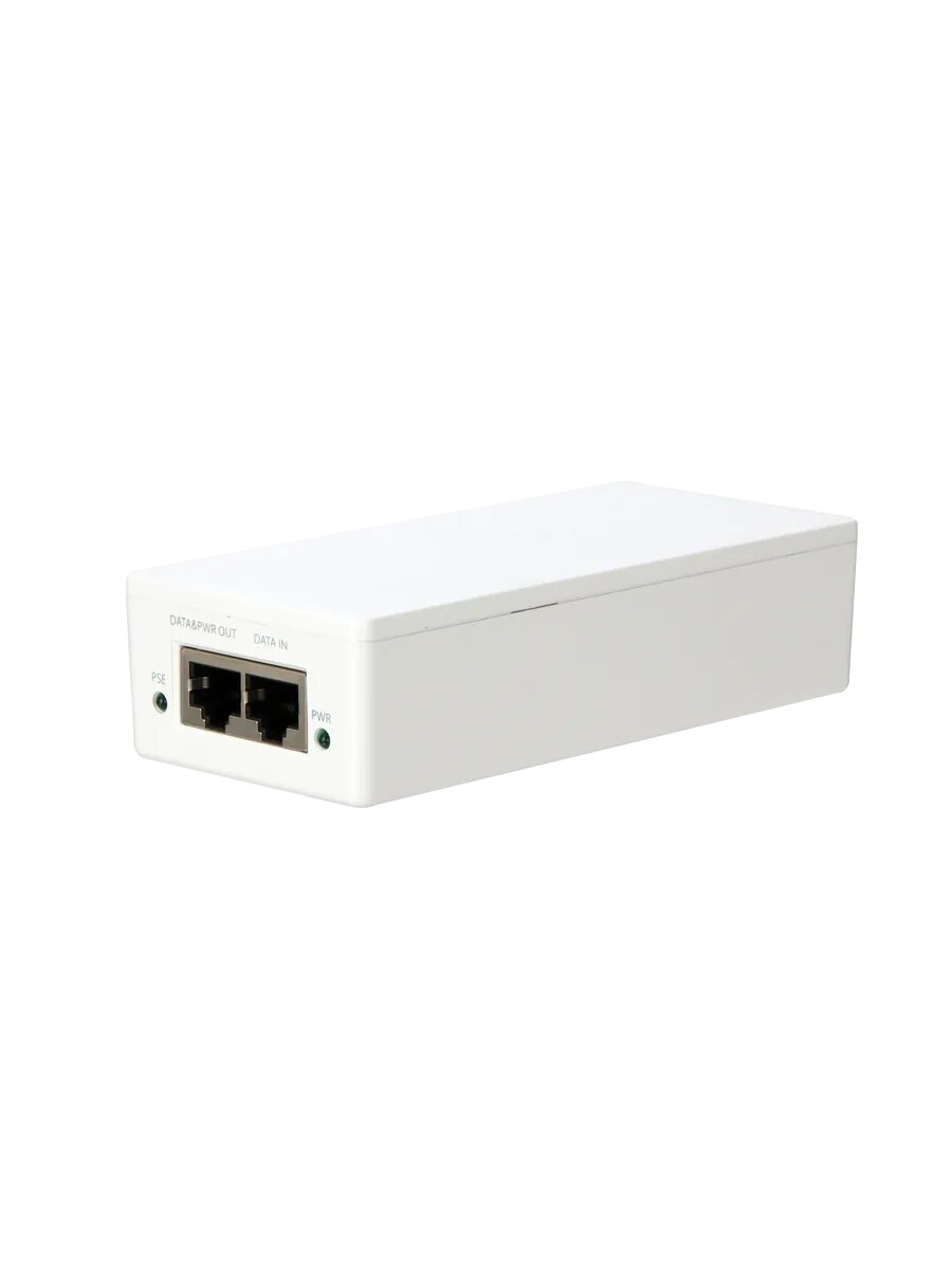 Инжектор PoE+ DH-TAM1GT1GT-30 1xRJ45 1Gb, 1xRJ45 1Gb