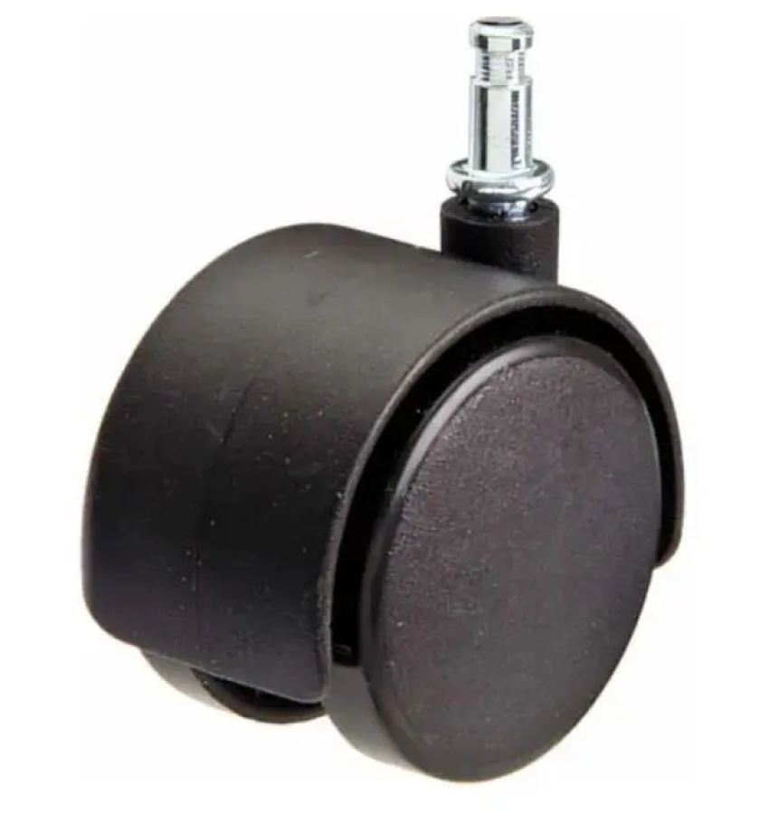 Колесо поворотное без тормоза 40 мм до 30 кг цвет черный