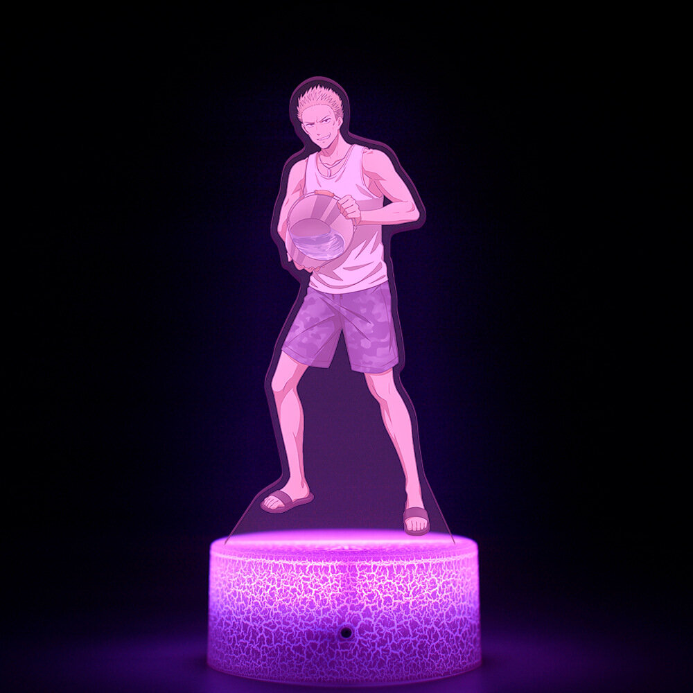 202616 Цветной пульт дистанционного управления ветроустойчивый колокольчик для мальчиков аниме периферия магазин Guzi акриловый светодиодный ночник оптовый источник