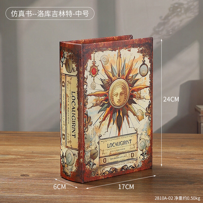 Имитация книги, модель книги для декора в кабинете, офисе, книжной полке, винтажная декоративная книга, реквизит для фотографии, ремесленная демонстрация