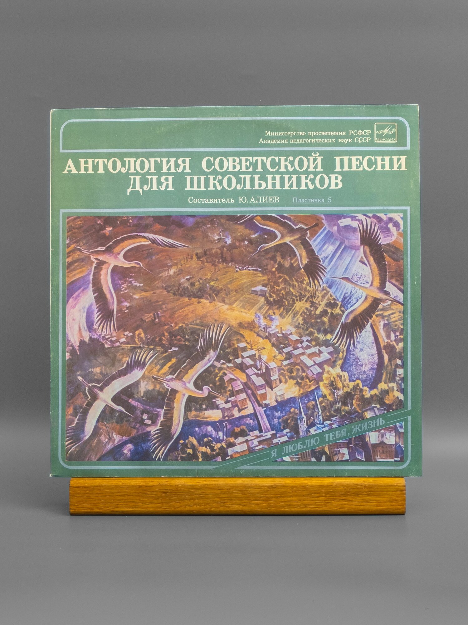 Антология советской песни для школьников №5 / виниловая пластинка LP NM