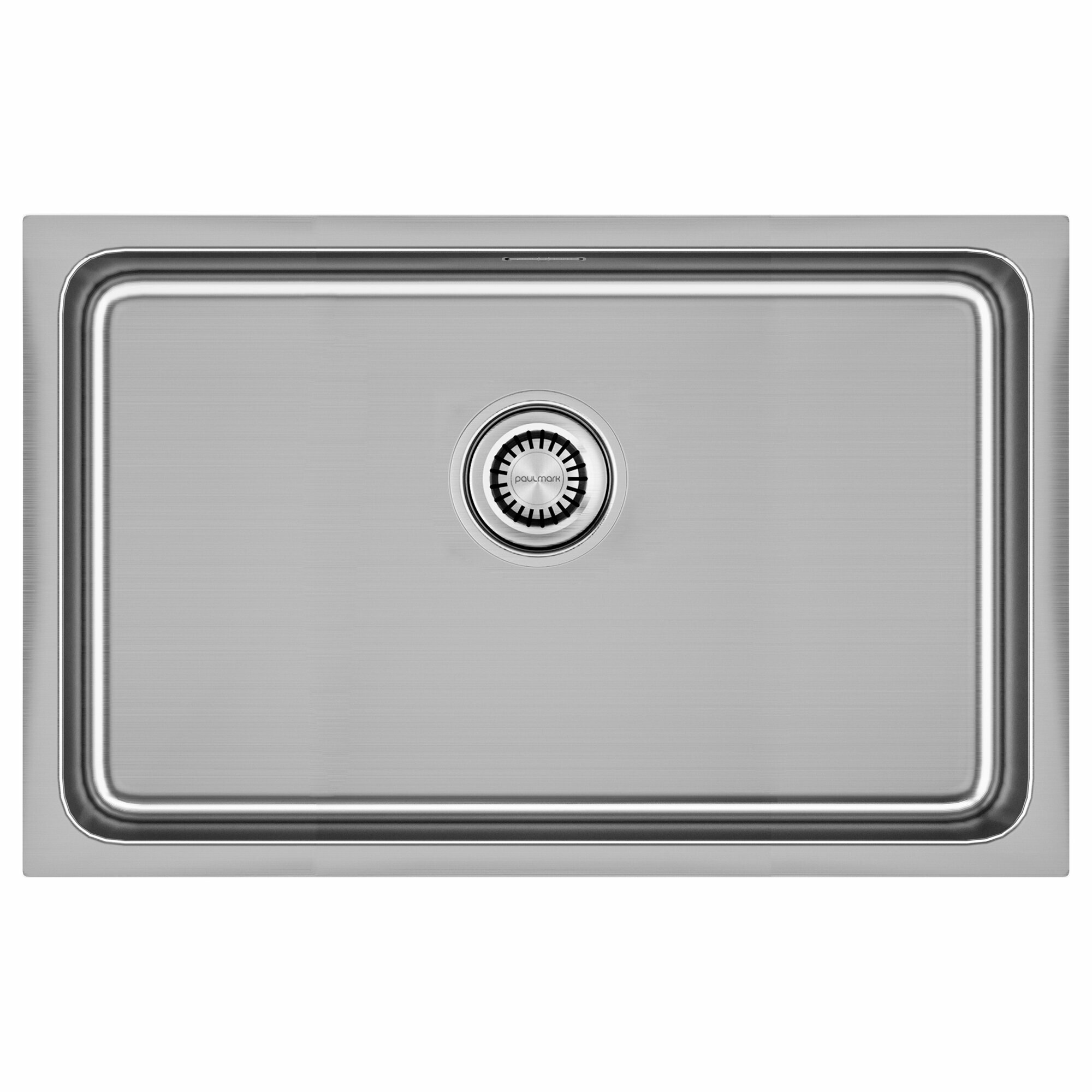 Кухонная мойка Paulmark VISTA 74 PM307444-BS брашированная сталь Нержавеющая сталь