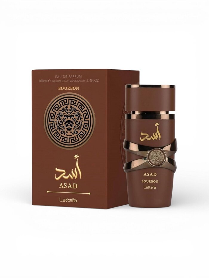 Парфюмерная вода мужская Lattafa ASAD BOURBON, 100 мл (по мотивам The Most Wanted Azzaro)