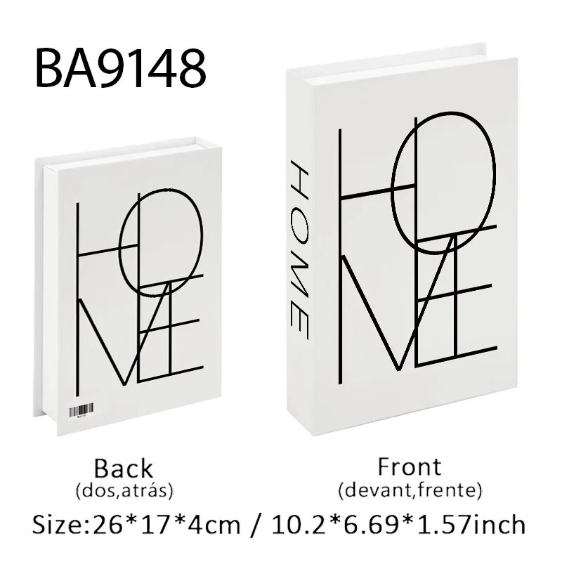 Декоративные книги Bauhaus Белый, OPEN, BA9148