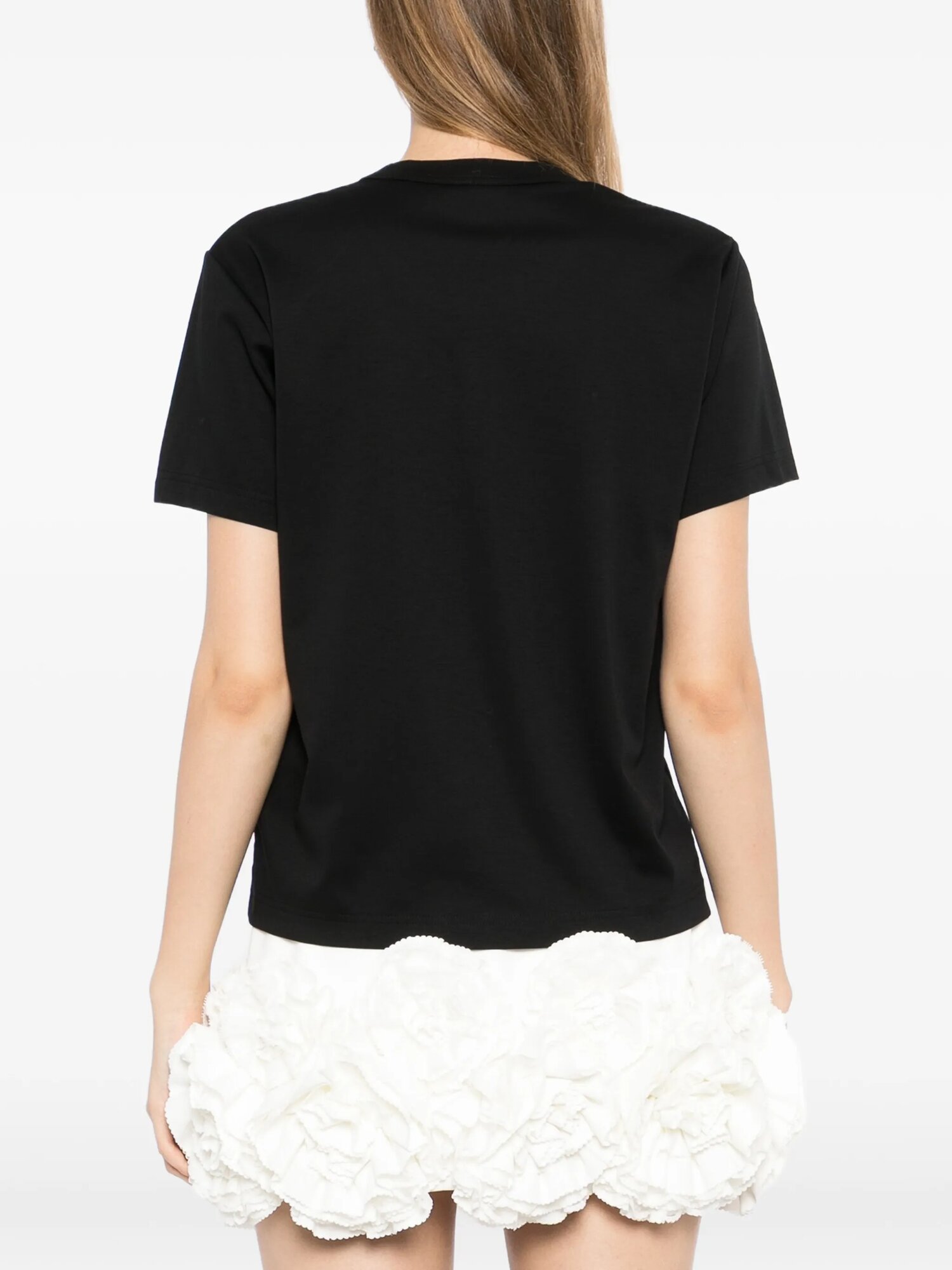 Футболка Noir Kei Ninomiya Star-patch T-shirt, размер S, black/black — фото 1