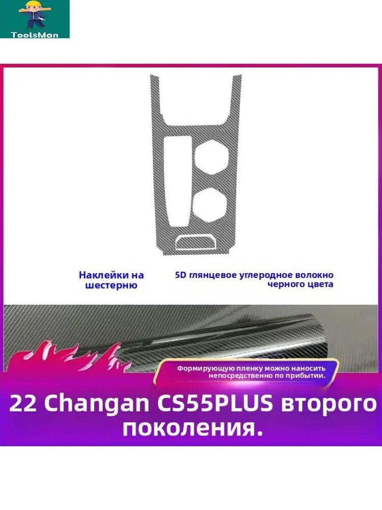 Декоративная панель центральной коробки передач Changan CS55 plus