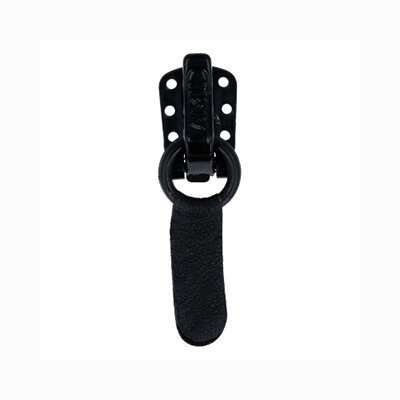 AMII Крючок шубный 15 мм в пакете №01 черный элемент крепления меховых изделий