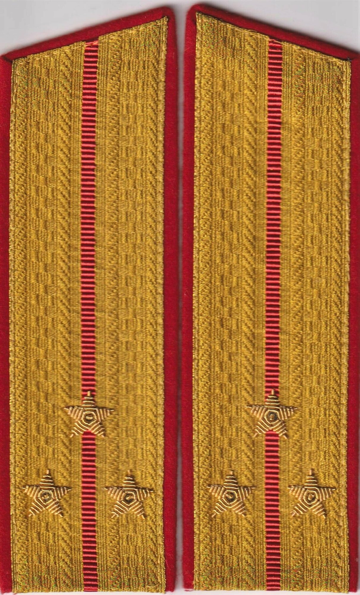 Погоны ОВ парадные со скосом, старший лейтенант