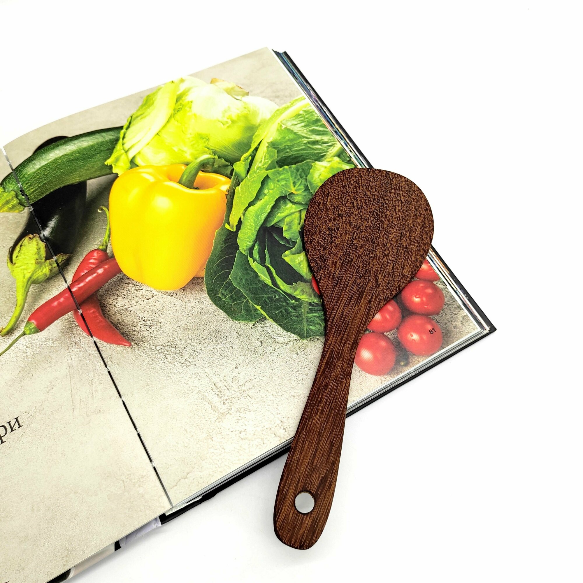 Деревянная лопатка для кухни 22*7,5, деревянная ложка для кухни