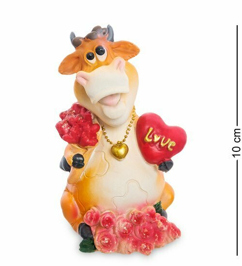 Фигурка Бык - романтик 10 см AF-1011/4 113-906609