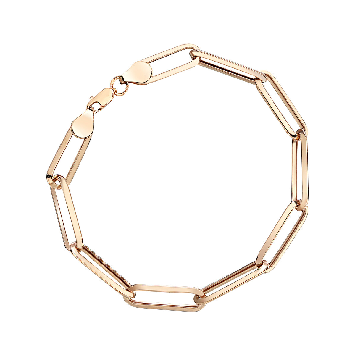 Браслет, красное золото, 585 проба