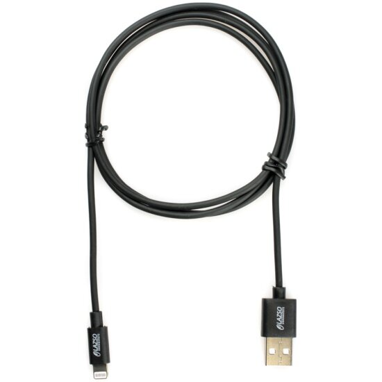 Кабель Lazso WU-201C USB-A - Lightning, 1.2 м, черный