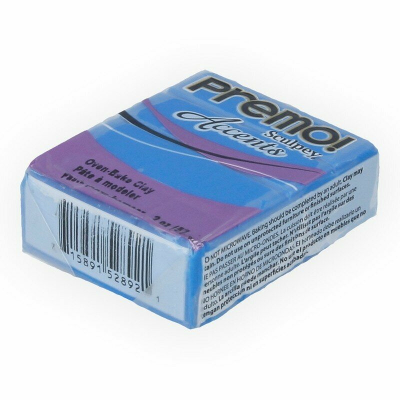 Sculpey Premo полимерная глина PE02 57 г 5289 жемчужно- голубой