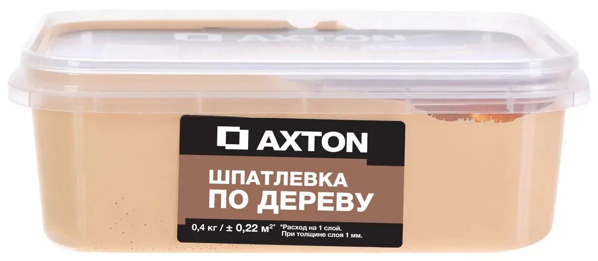 Шпатлёвка Axton для дерева 0.4 кг сосна